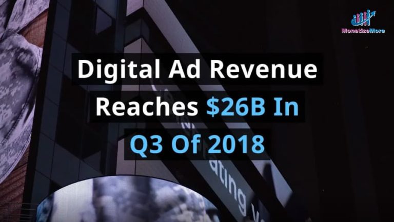 Digital Ad Revenue Reaches $26B In Q3 Of 2018 - Video