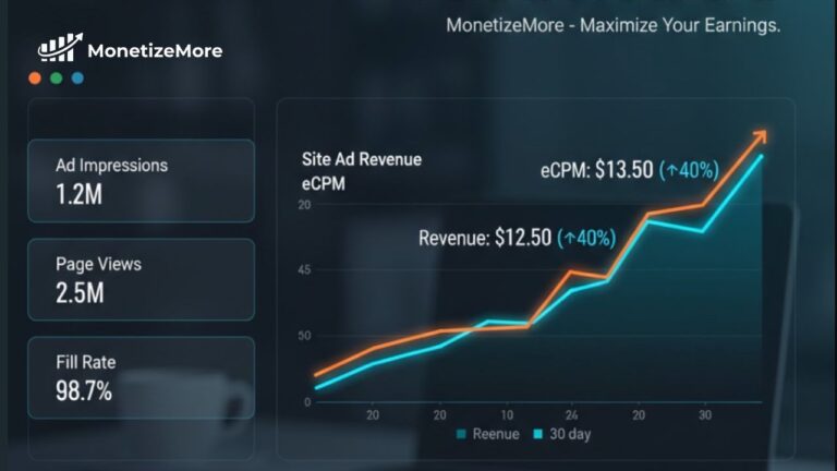 How much ad revenue can a website make in 2025?