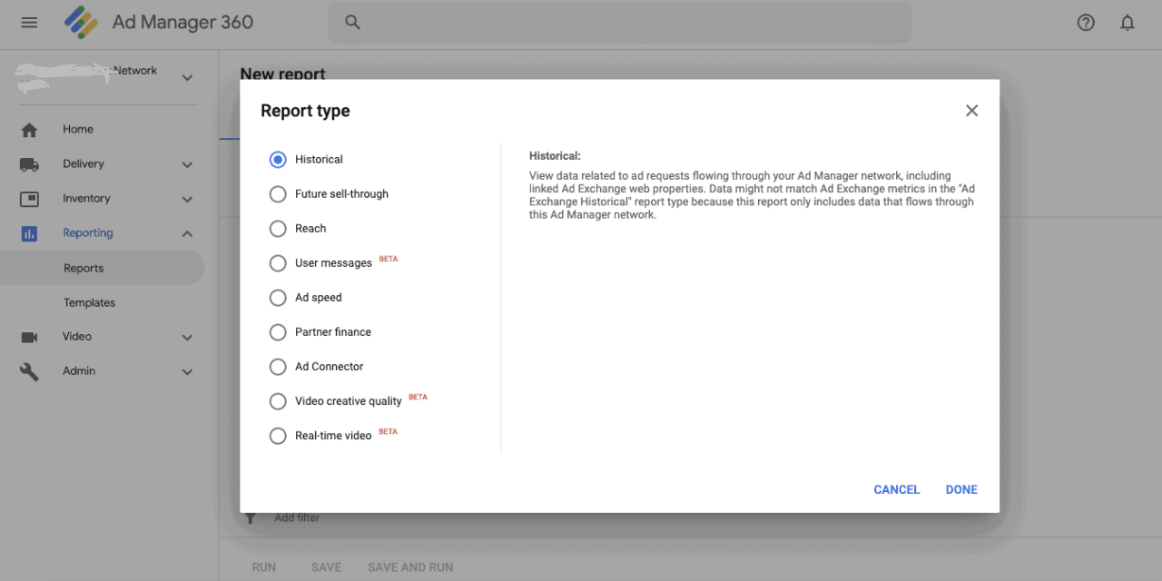 Google Ad Manager 360 Reporting Features Explained