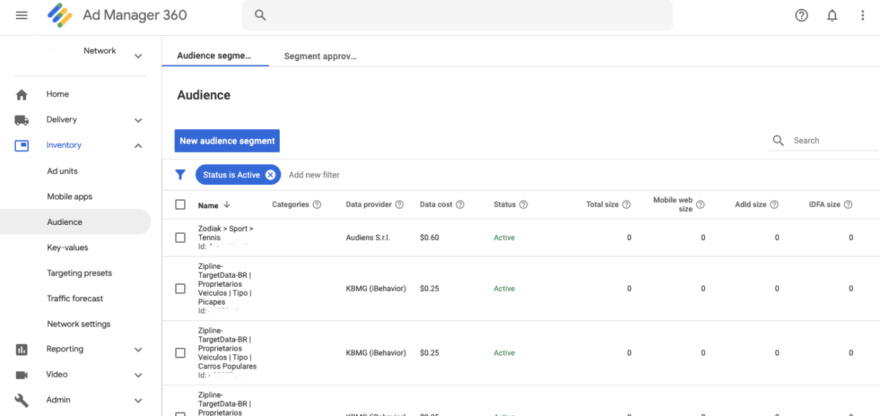 A Closer Look At Google Ad Manager 360 Advanced Features - Audience Segments